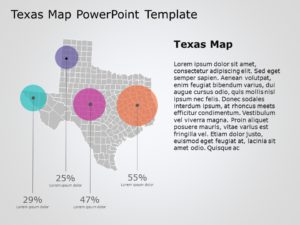 Editable Texas Maps Templates for PowerPoint | SlideUpLift