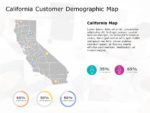 California Map PowerPoint Template 6 | USA Map Templates | SlideUpLift