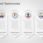Client Testimonials 4 PowerPoint Template