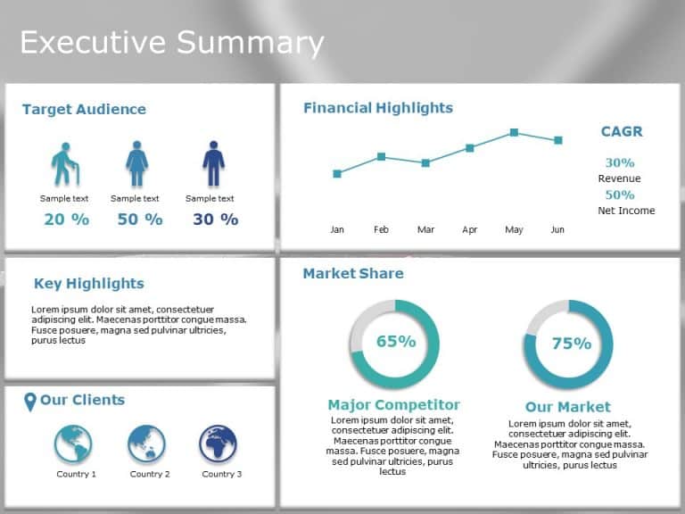 Powerpoint Executive Summary Template Executive Summary Powerpoint