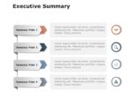 Free Executive Summary Slides 4 Pointer PowerPoint Template | SlideUpLift
