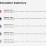 Executive Summary Slide Status Update PowerPoint Template | SlideUpLift