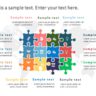 6 Piece Puzzle PowerPoint Template