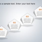 Animated 4 Steps Agenda PowerPoint Template