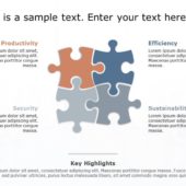 Triangle Strategy Puzzle PowerPoint Template | SlideUpLift