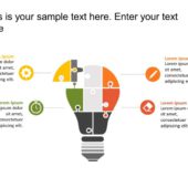 3 Steps Animated Circle Strategy PowerPoint Template | SlideUpLift