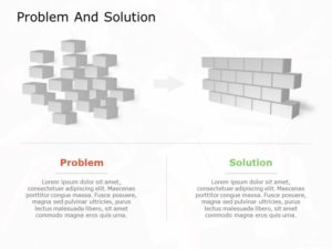 Animated Problem And Solution 1 PowerPoint Template | SlideUpLift