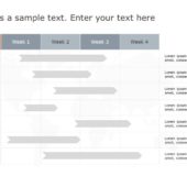 Animated Business Gantt Chart PowerPoint Template
