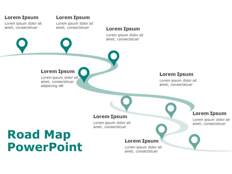 Free Roadmap Powerpoint Templates Jaflinks