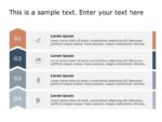 Free 4 Step Chevron Diagram PowerPoint Template | SlideUpLift