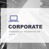 Corporate Blue Theme PowerPoint Template