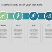 Crawl Walk Run Fly 02 PowerPoint Template