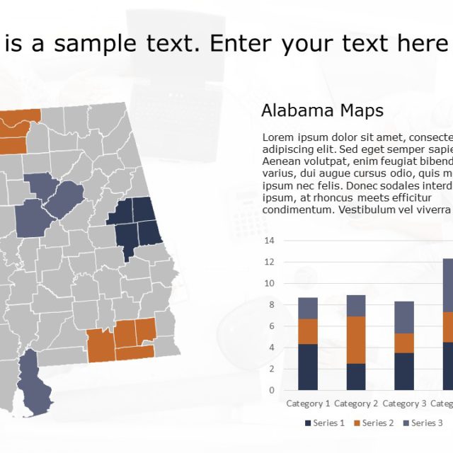 Morocco Map 2 PowerPoint Template