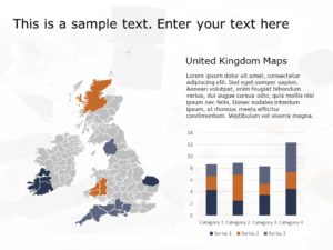 United Kingdom Map 5 PowerPoint Template | SlideUpLift