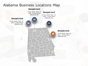 1096+ Free Editable Alabama Maps Templates for PowerPoint | SlideUpLift