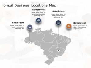 1059+ Free Editable Brazil Maps Templates for PowerPoint | SlideUpLift