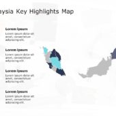 Asia Map 6 PowerPoint Template