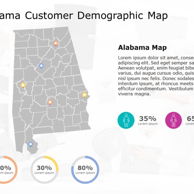 Alabama Map PowerPoint Template 8 | SlideUpLift