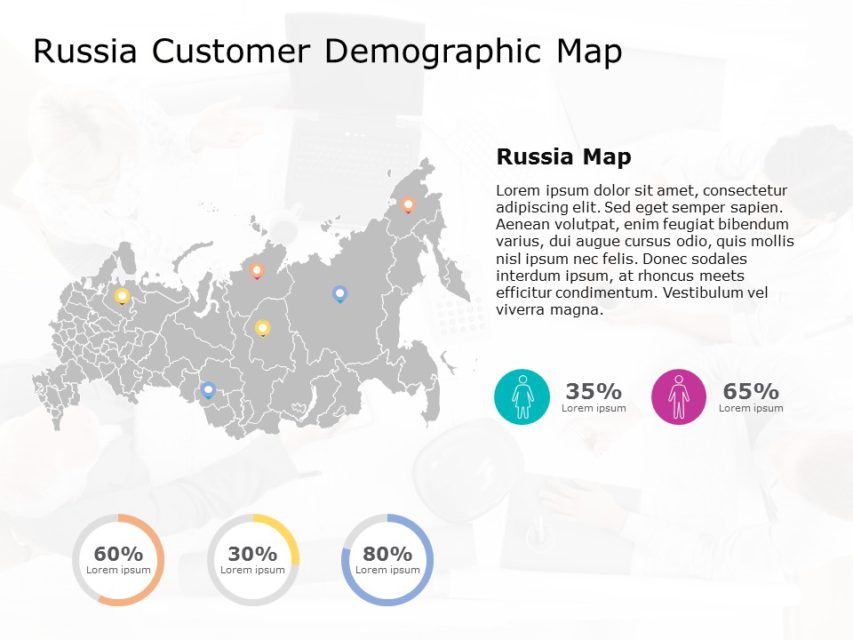 Russia Map 4 PowerPoint Template | SlideUpLift