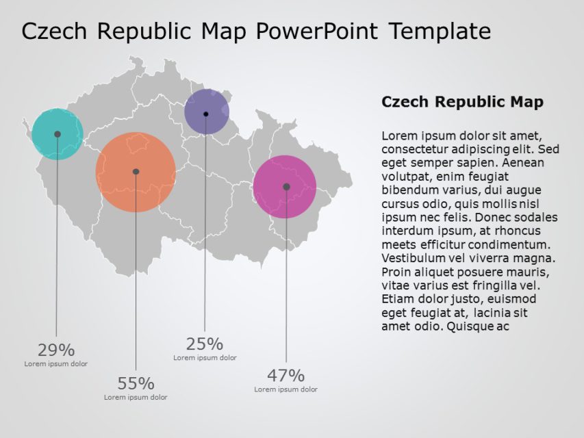 1003+ Free Czech Republic Maps Templates for PowerPoint | SlideUpLift