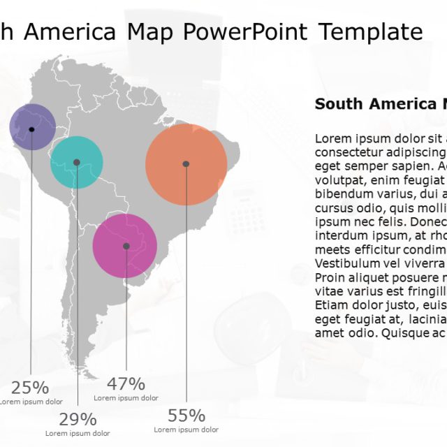 South America 8 PowerPoint Template
