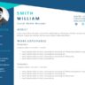 Animated Resume Professional 1 PowerPoint Template | SlideUpLift