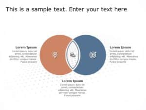 2 Circle Venn Diagram | 2 Circle Venn Diagrams Templates | SlideUpLift