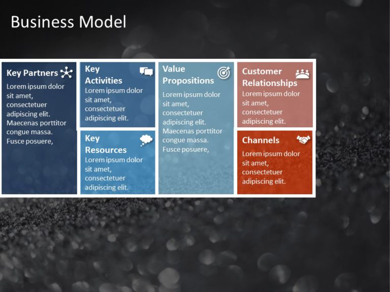 Animated Business Model PowerPoint Template 2 | Animated PowerPoint ...
