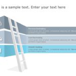 Animated step ladder diagram | Animated PowerPoint Templates | SlideUpLift