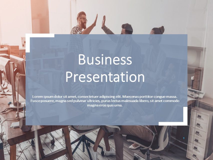Business Theme PowerPoint Template | SlideUpLift