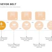 Conveyor Belt Process Flow 05 PowerPoint Template