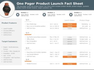 One Page Fact Sheet 06 PowerPoint Template | SlideUpLift