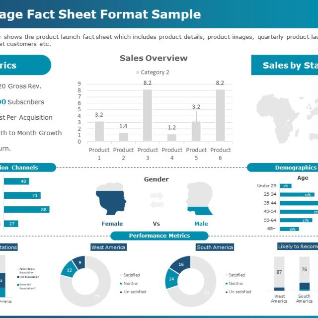 One Page Fact Sheet 07 PowerPoint Template | SlideUpLift