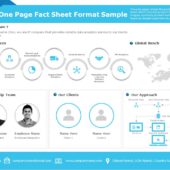 One Page Fact Sheet 02 PowerPoint Template