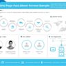 One Page Fact Sheet 06 PowerPoint Template