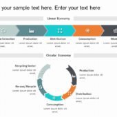Linear versus Circular 02 PowerPoint Template