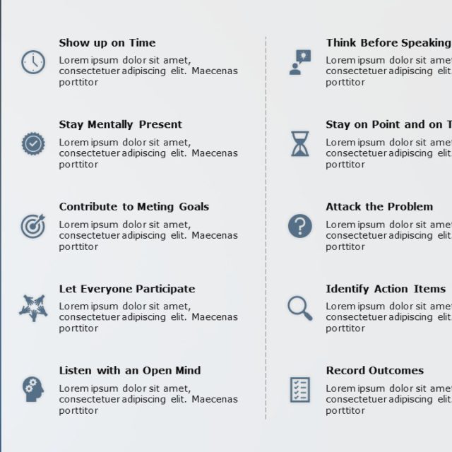 Meeting Rules 01 PowerPoint Template
