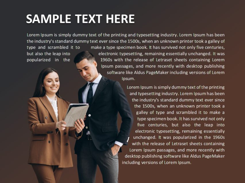 Teamwork Ethos Image PowerPoint Template | SlideUpLift