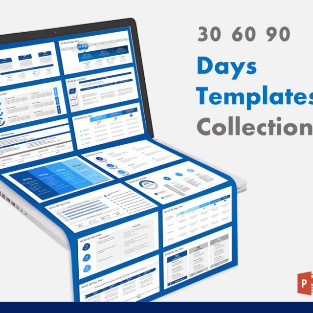 30 60 90 Day Plan Collection for PowerPoint & Google Slides Templates ...