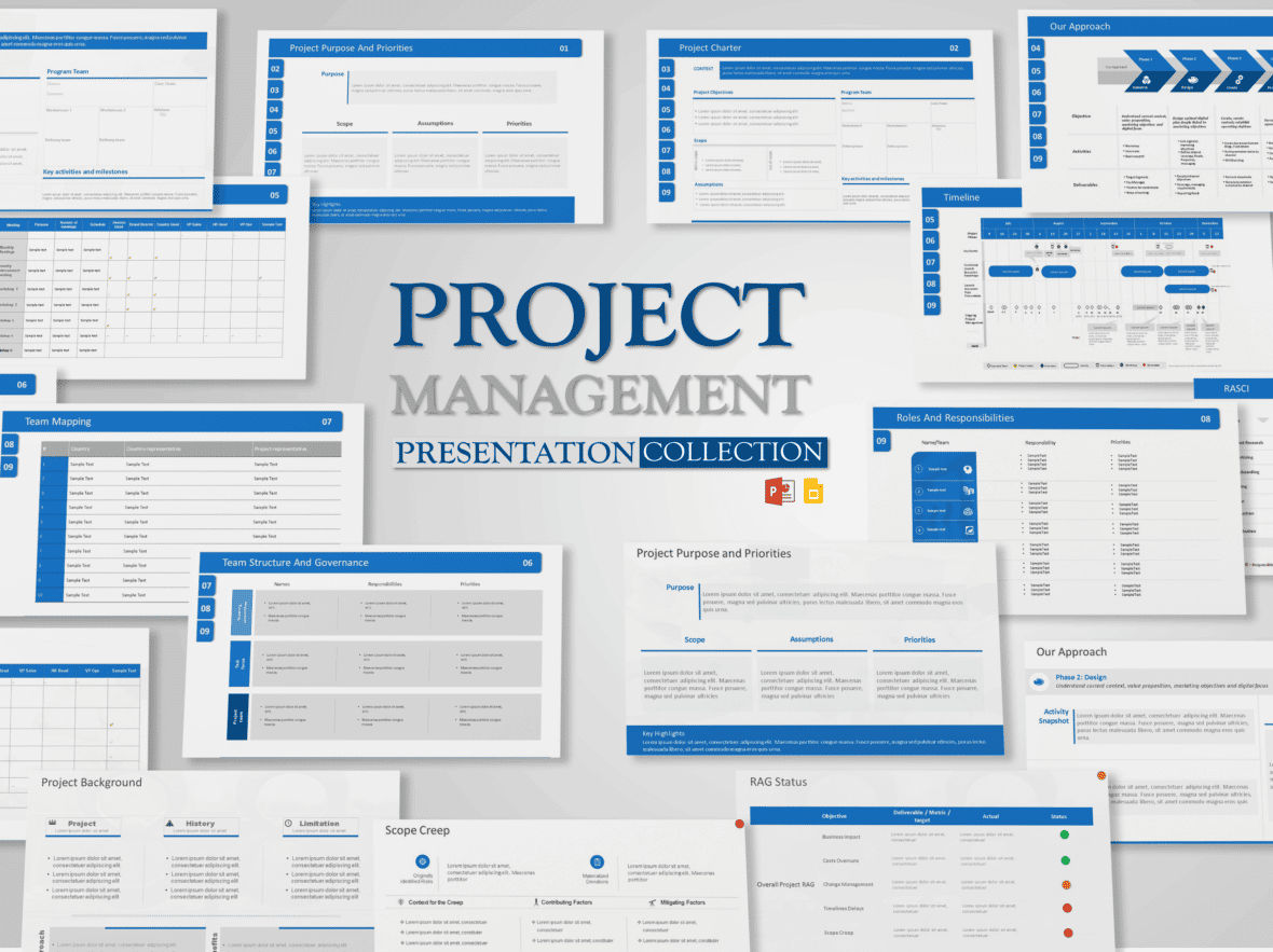 1045+ Free Editable Project Management Templates For PowerPoint ...