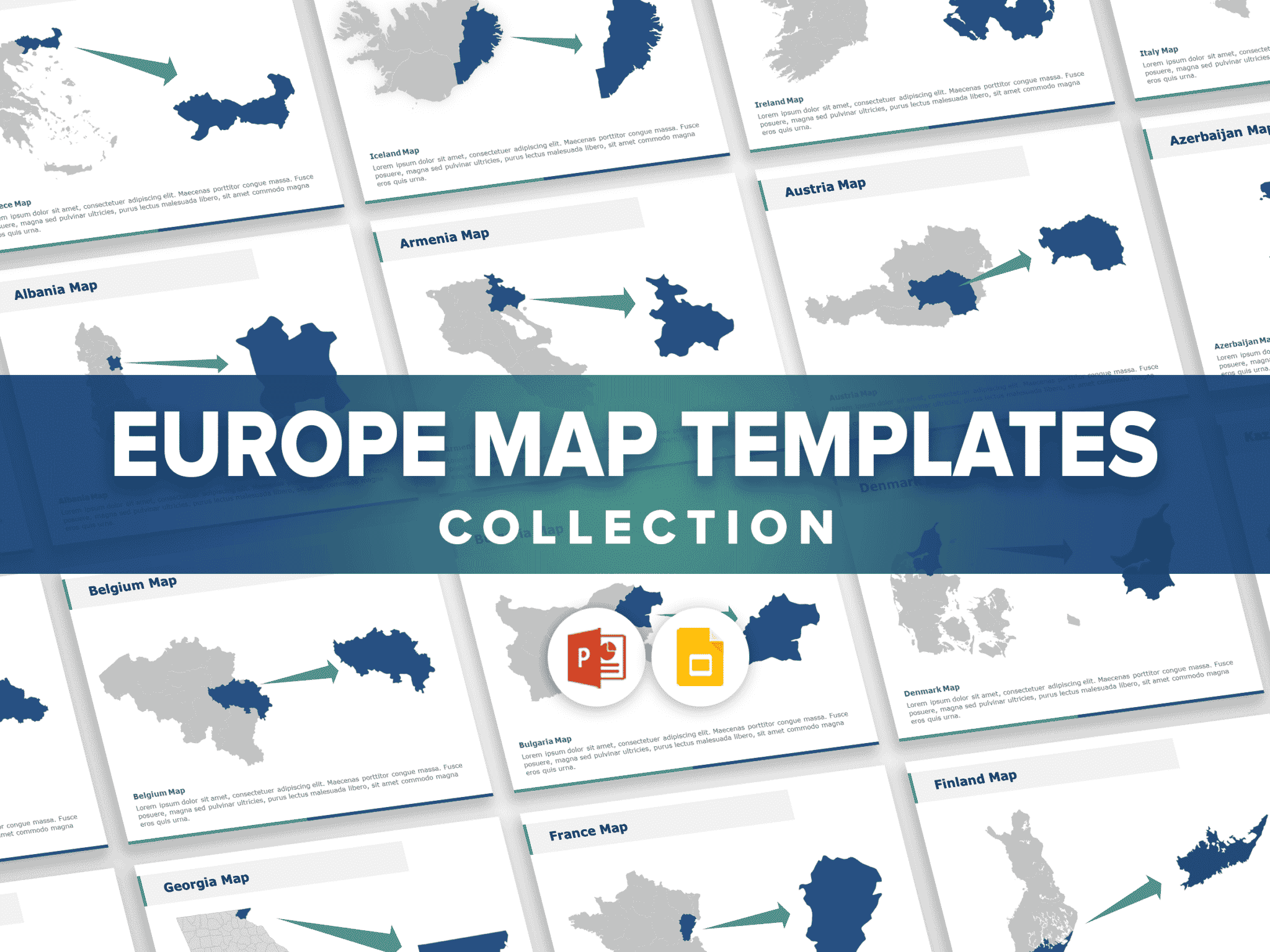 110+Editable Map Of Europe For PowerPoint & Google Slides | SlideUpLift