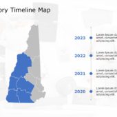New Hampshire Map 8 PowerPoint Template
