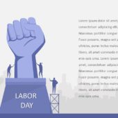 Labor Day Poster PowerPoint Template