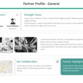 One Page Company Profile PowerPoint Template