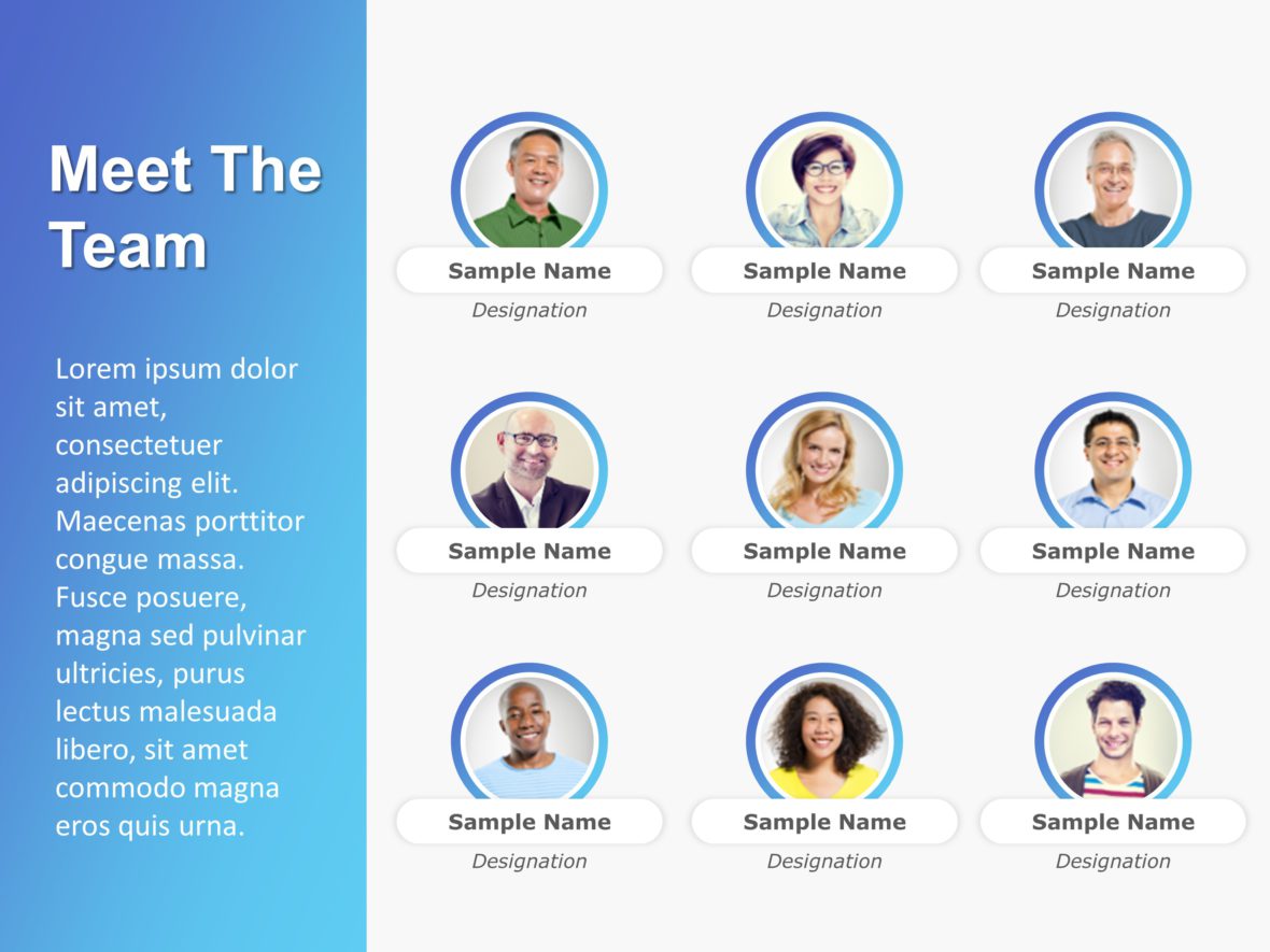 Free Meet The Team PowerPoint Templates: Download From 95+ Meet The ...