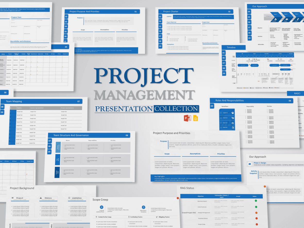 1045+ Project Presentation Template Collection for PowerPoint