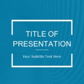 Animated Dark Blue PowerPoint Background