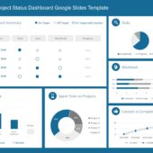RAG Project Status Dashboard PowerPoint Template