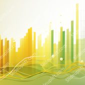 Yellow Graph Background Image