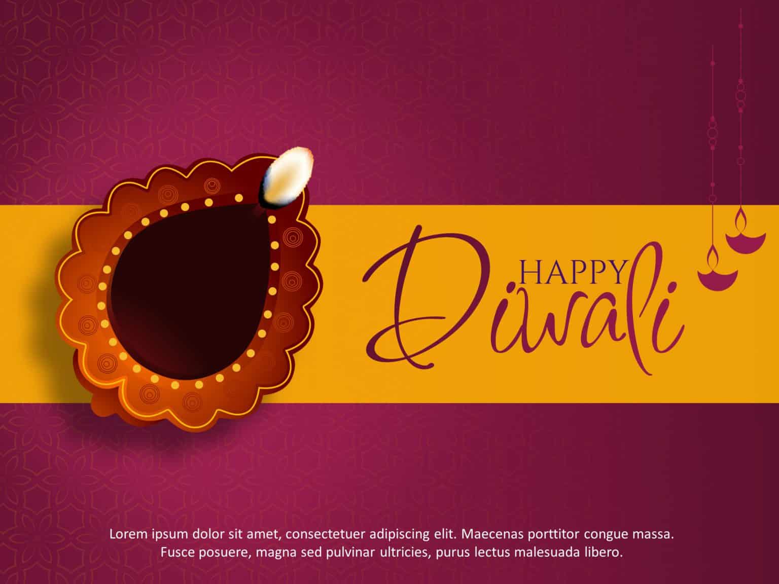 Diwali Presentation Template For PowerPoint and Google Slides